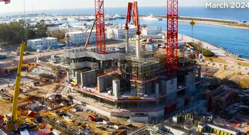 [VIDEO] The Ellinikon: προχωρά η κατασκευή του Riviera Tower